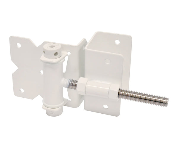 White Stainless Steel – 2" Wrap-Around Gate Hinge - DDS2HNW3AW - Shut It